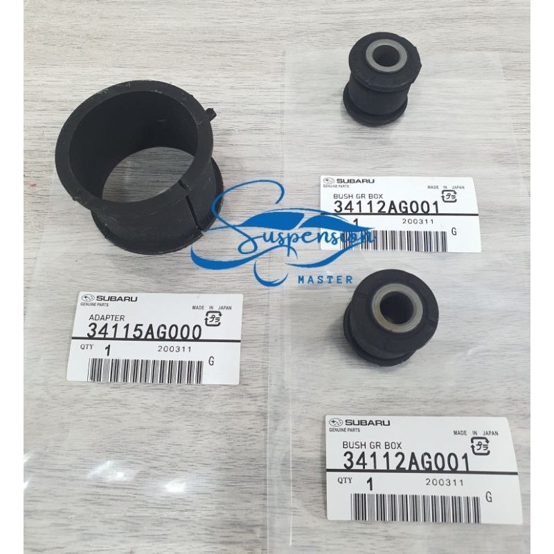 3 IN 1 SET - STEERING RACK RUBBER CUSHION & BUSH - SUBARU JAPAN ...