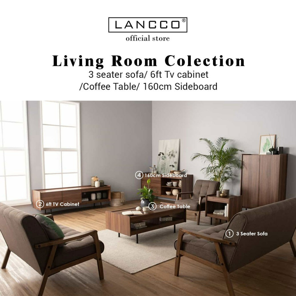 Living Room Set Sofas Package Murah Coffee table Tv Cabinet Console ...