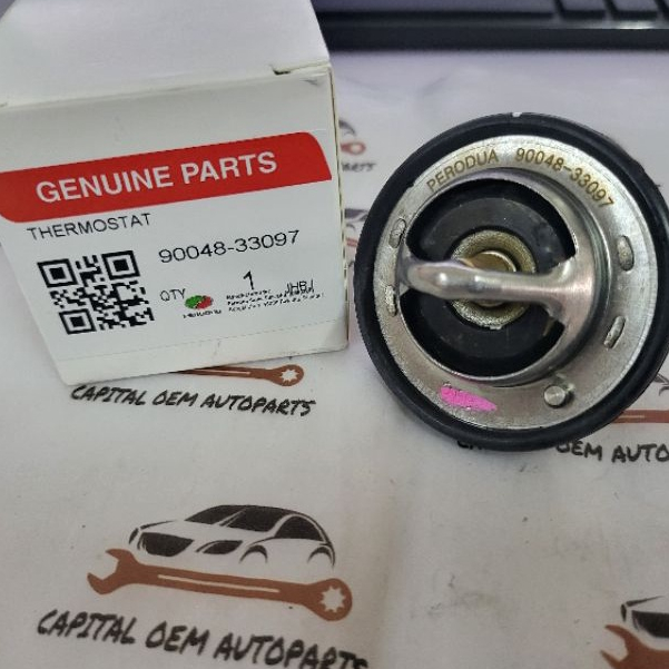 90048-33097 GENUINE PERODUA AXIA BEZZA 1.0CC ATIVA THERMOSTAT 88'C ...