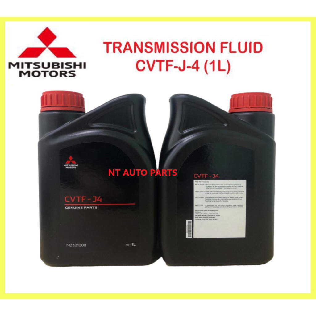 (100% ORIGINAL) Mitsubishi ATF CVT J4 J-4 Auto Transmission Fluid (1L ...
