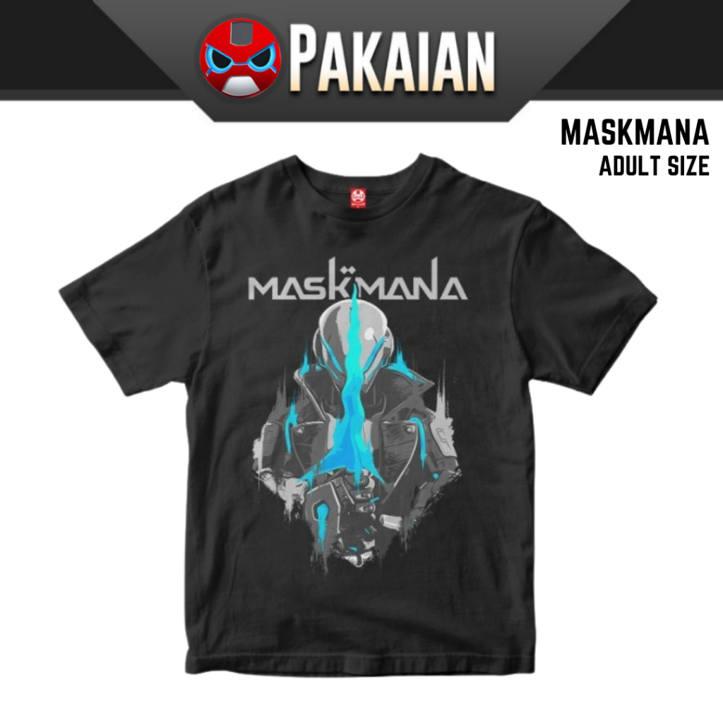 MECHAMATO MECHABOT MASKMANA Official Graphic ADULT T-Shirt | Shopee ...