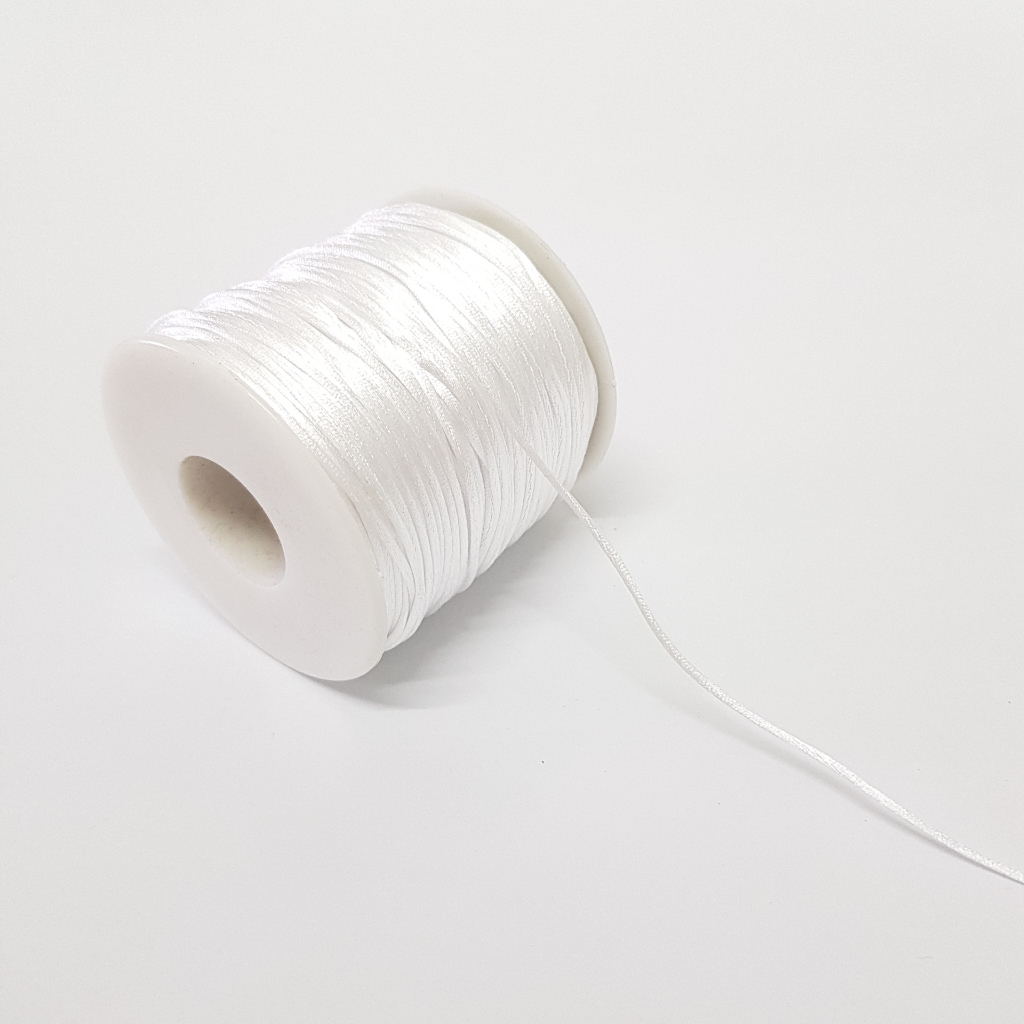 Nylon Braided Cord / Chinese Knot Cord (1roll) | Tali Butang Baju ...