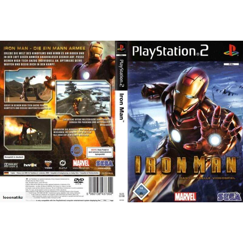 PS2 Game Iron Man(GOLD DISC) | Shopee Malaysia