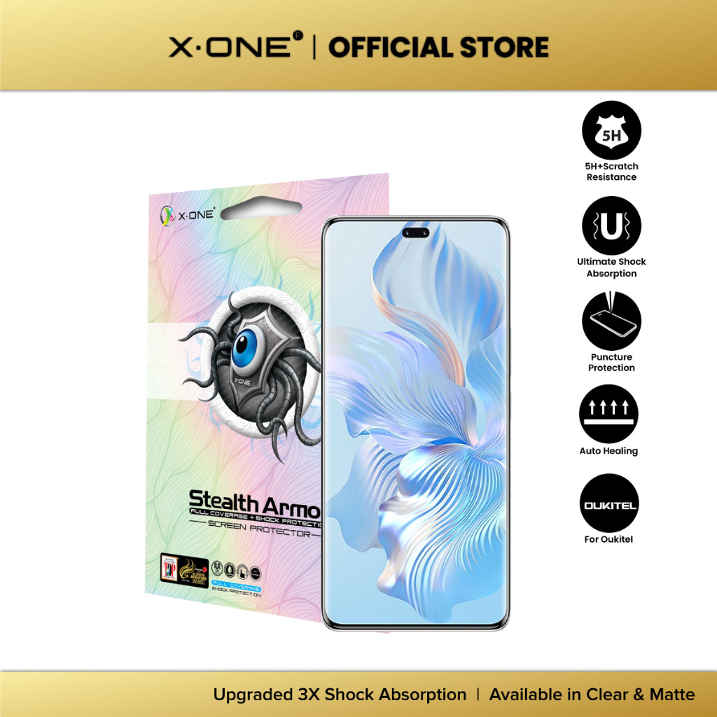 X.One Stealth Armor 3 for Honor 90/80 Pro/80 Pro Flat/80/70 Pro Plus/70 Pro/70 - Clear/Matte ...