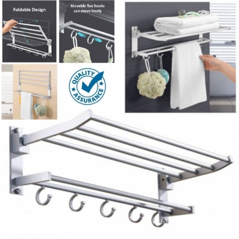 🇲🇾Rak Gantung Tuala Telekung Sejadah Para Besi Dinding Bilik Tandas ...