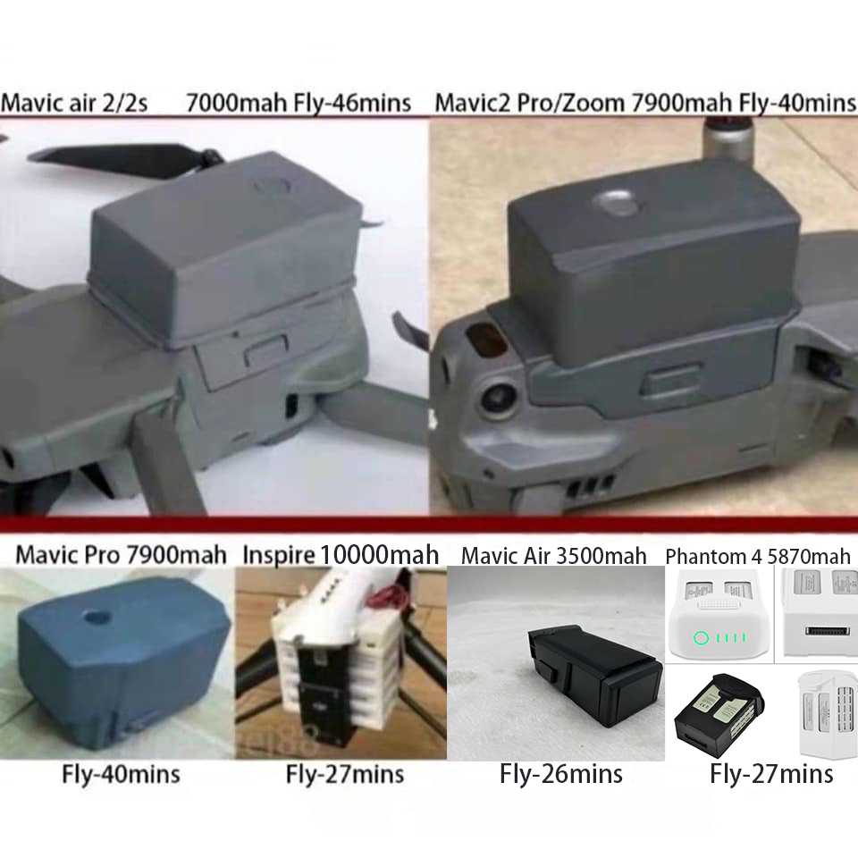 Modifed Mavic Air2 2S 2 Pro Zoom Inspire 1 Phantom 3 4 Pro Mini 1 2 3 Pro Double Battery Drone Shopee Malaysia