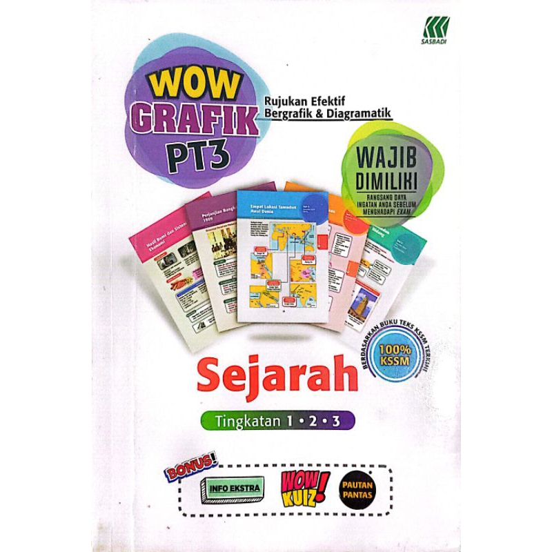 Wow Grafik PT3 Sejarah Tingkatan 1,2,3 Buku Rujukan Form1,2,3 Sejarah ...