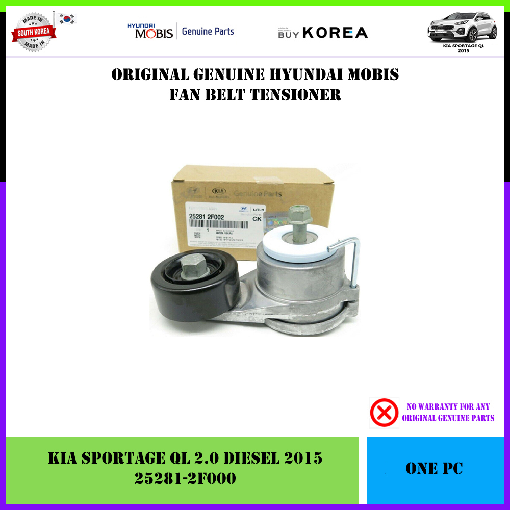 Kia Sportage QL 2.0 Diesel Genuine Hyundai Mobis Fan Belt Tensioner ...