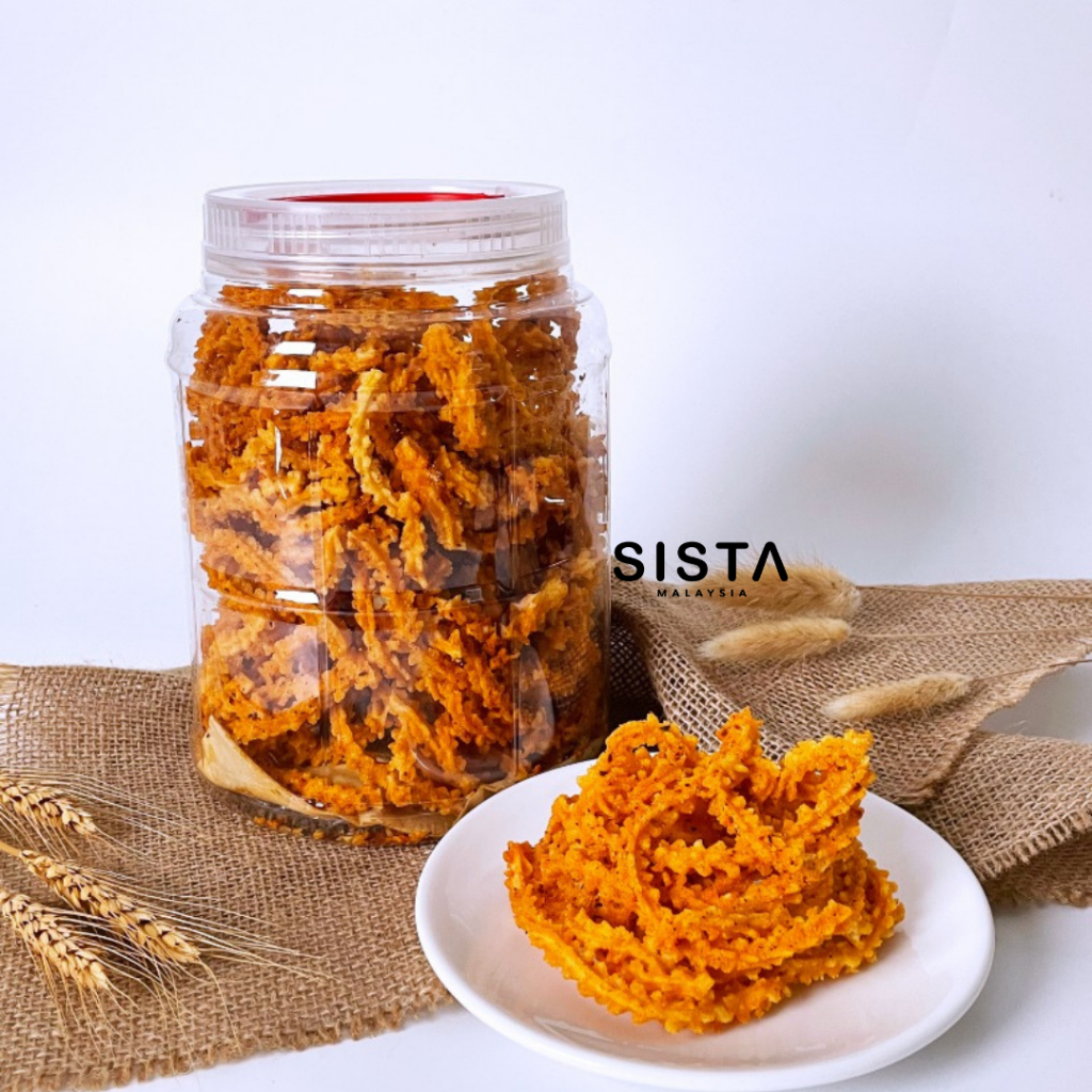 Double Salted Egg KawKaw Muruku - Pork free / Muslim Friendly | Shopee ...