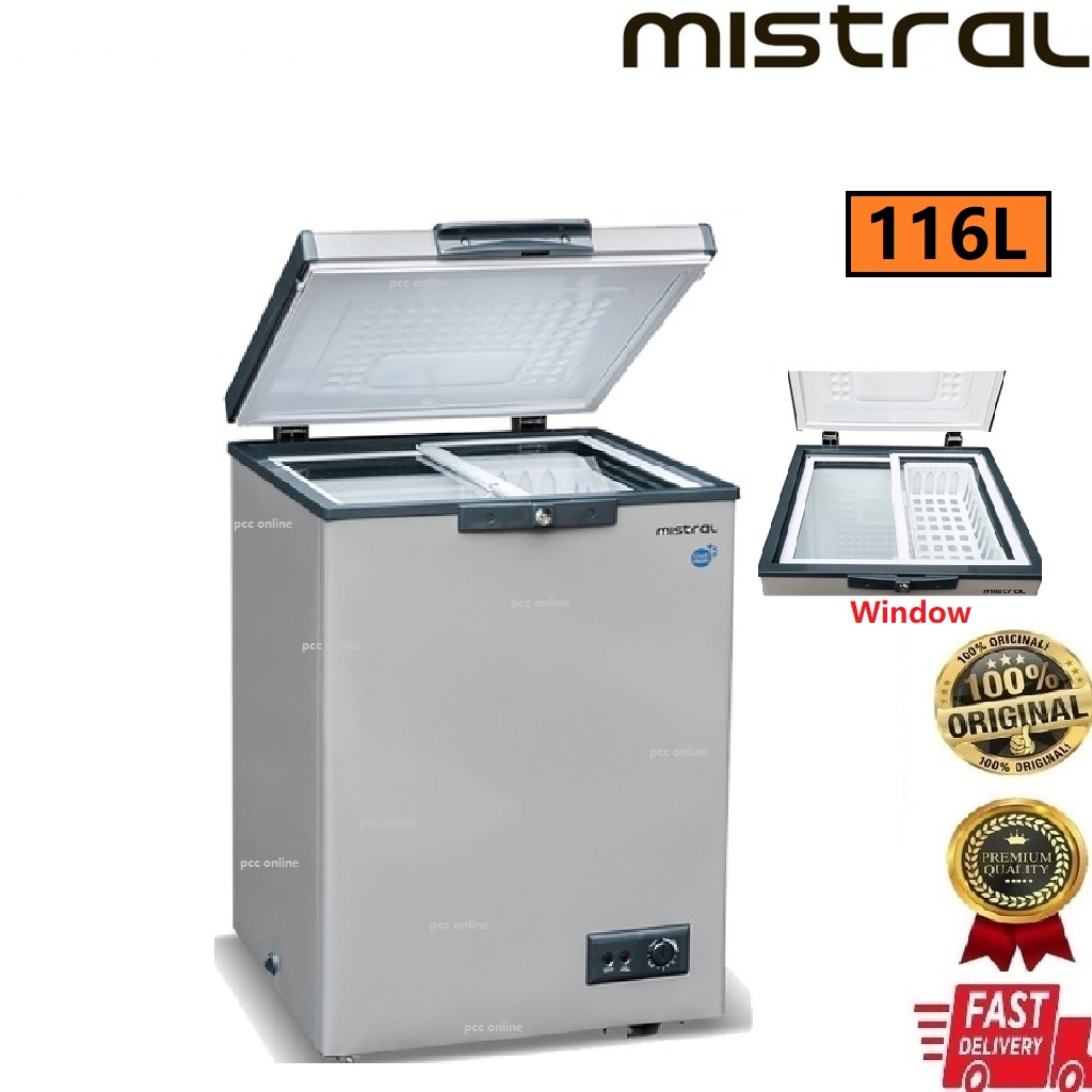Mistral MFZ116 Chest Freezer /Peti Sejuk Daging / Peti Sejuk Beku (116L ...