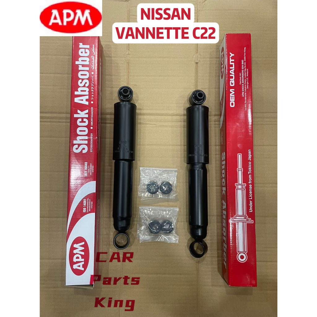 ( 100% ORIGINAL APM ) NISSAN VANNETTE C22 FRONT SHOCK ABSORBER | Shopee ...
