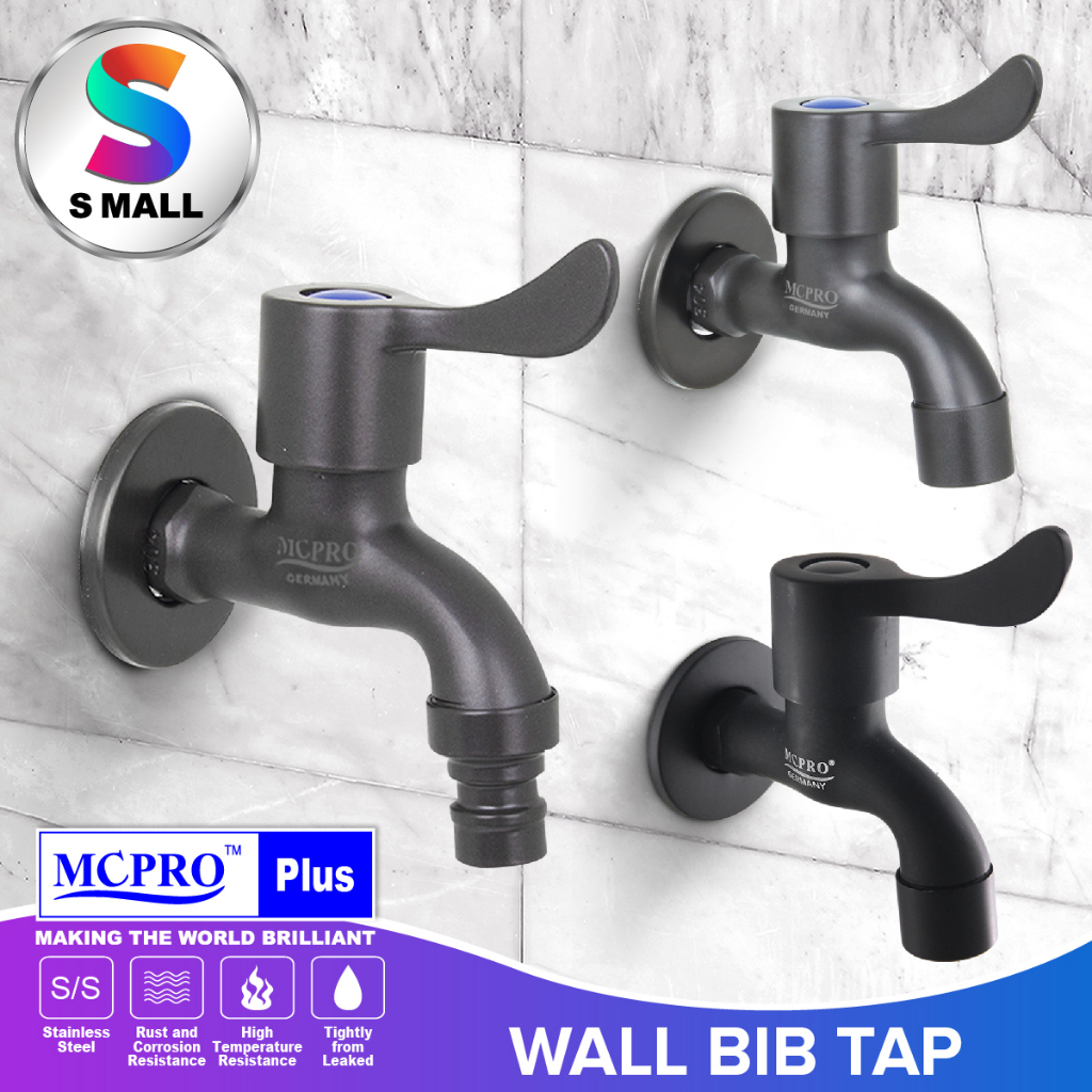 MCPRO Kitchen Bathroom Sink Faucet Stainless Steel BLACK / GUN GREY ...