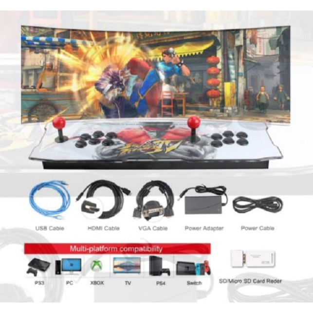 Pandora Box NEW 6000 GAMES IN 1 HDMI OUTPUT LUNAR BOX HOME ARCADE ...