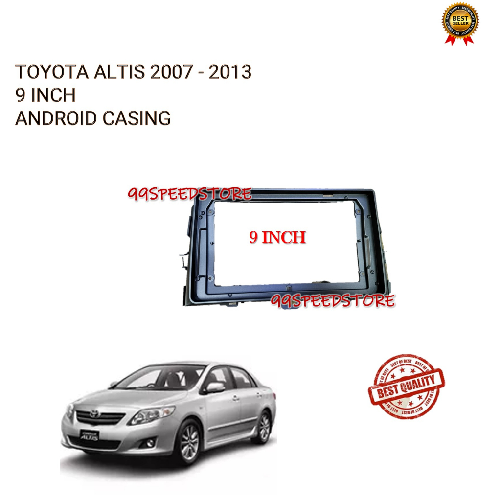 Toyota ALTIS 2007 - 2013 INCH ANDROID PLAYER CASING (SELLING IN CASING ...