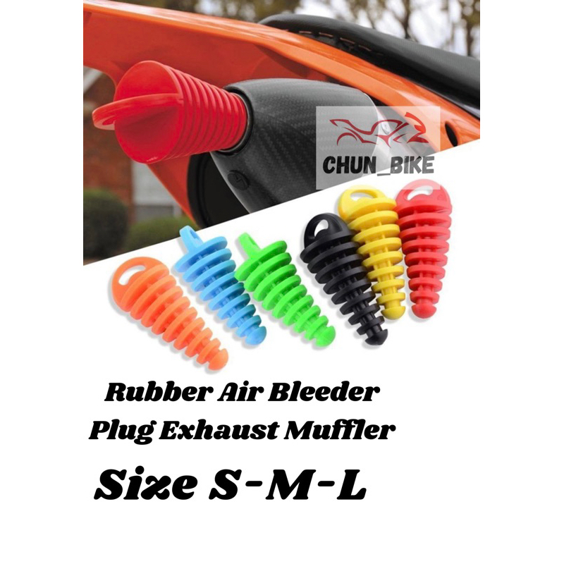 Rubber Air-bleeder Plug Exhaust Wash Plug Protector Yoshimura Akrapovic ...