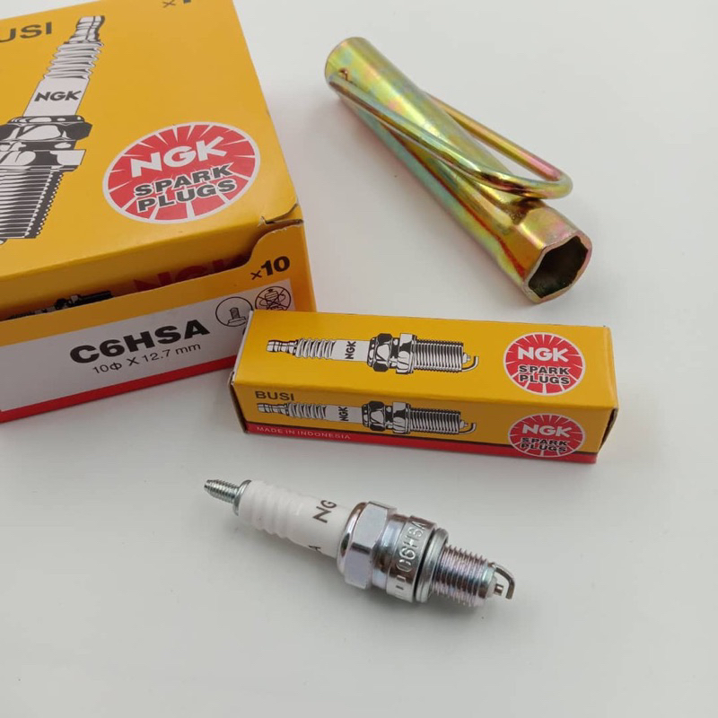 NGK SPARK PLUG C6HSA EX5 DREAM WAVE W110 W125 SRL110 SRL115 SYM DEMAK ...