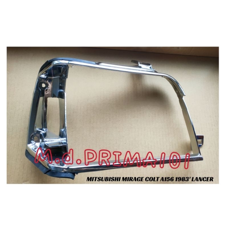 MITSUBISHI MIRAGE COLT A156 1983' LANCER HEAD LAMP BASE / RIM / COVER ...