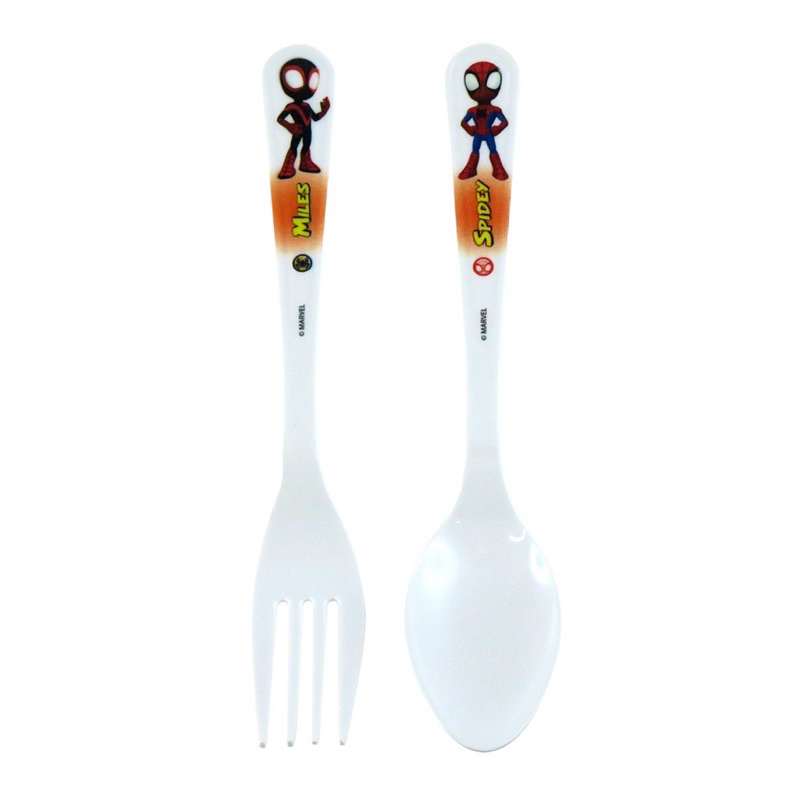 Marvel Spiderman Spidey Amazing Friends Kids Fork and Spoon Set ...