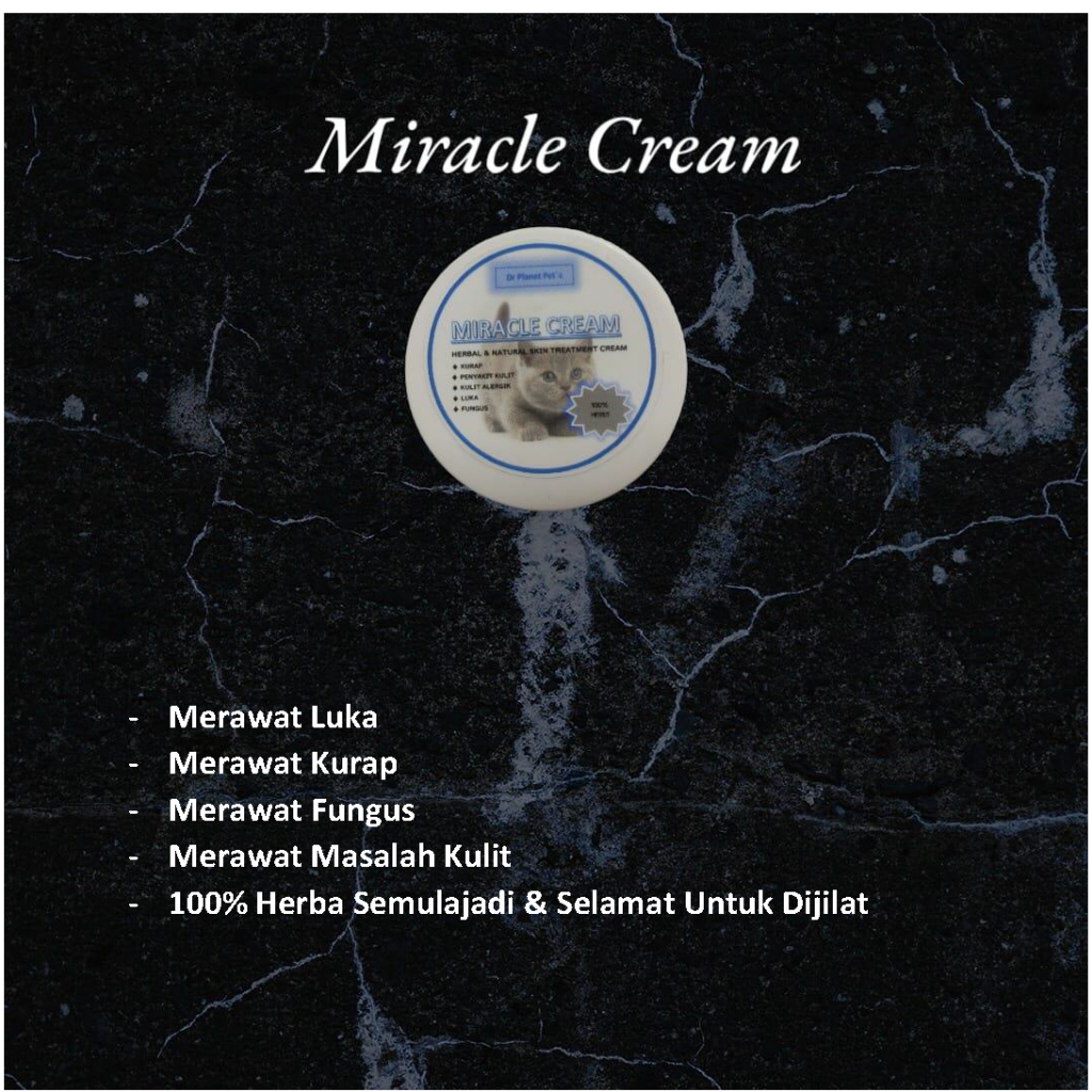 Ubat Kurap Fungus Kucing (Miracle Cream) | Shopee Malaysia