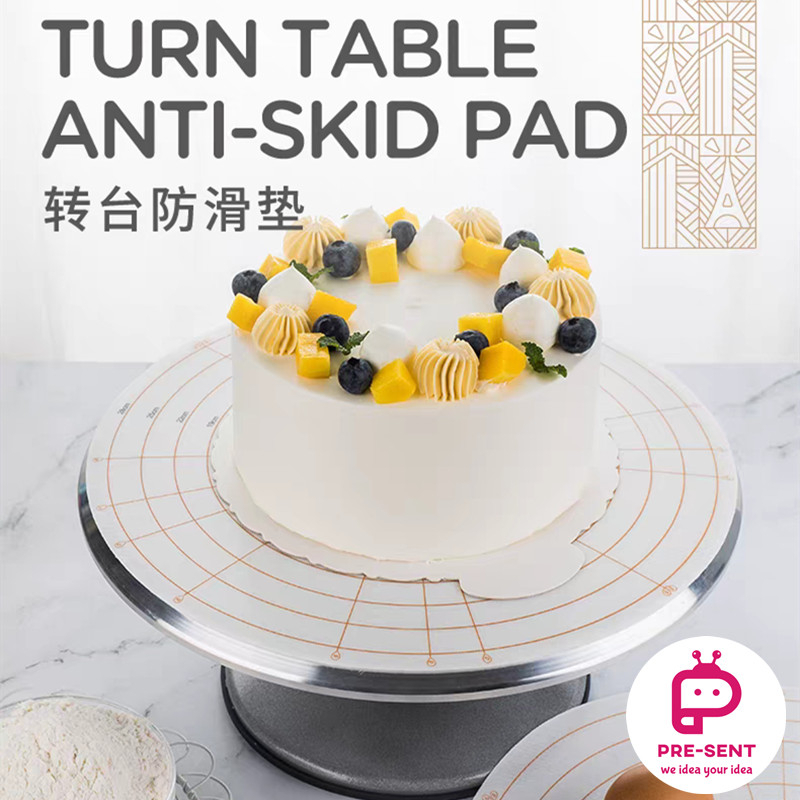 Turn Table Anti-Skid Pad - Glass Fiber Fabric Anti Slip Silicone Mat ...