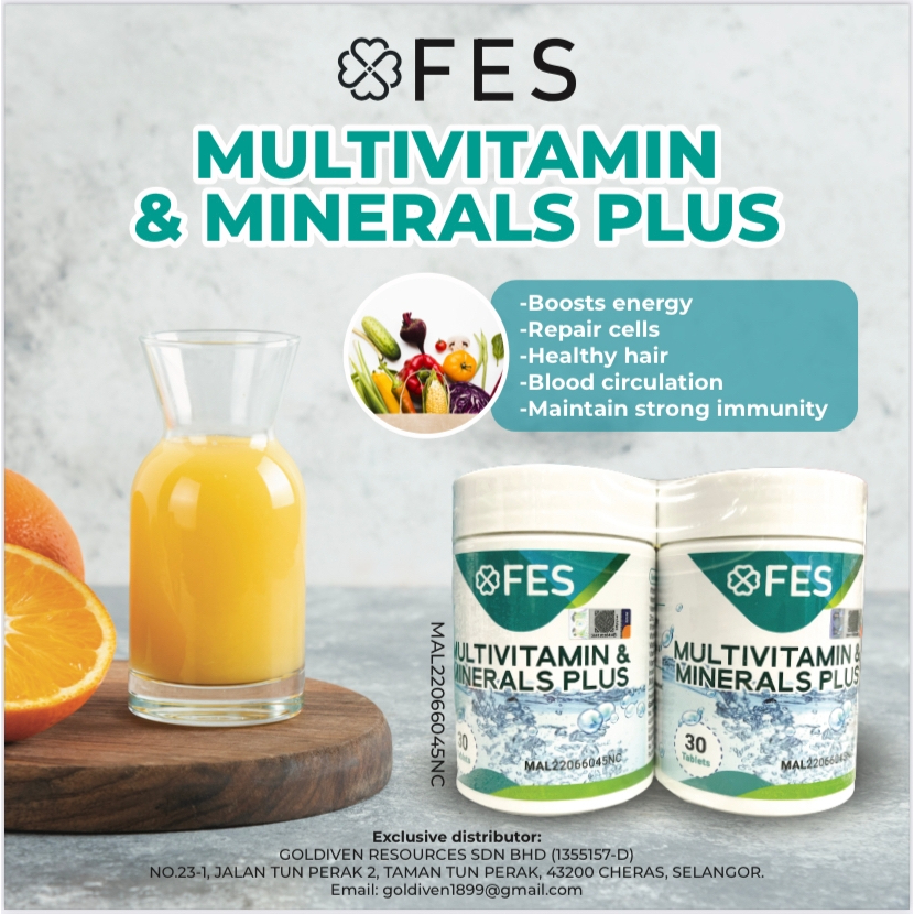 FES MULTIVITAMIN & MINERALS PLUS 30'SX2 | Shopee Malaysia