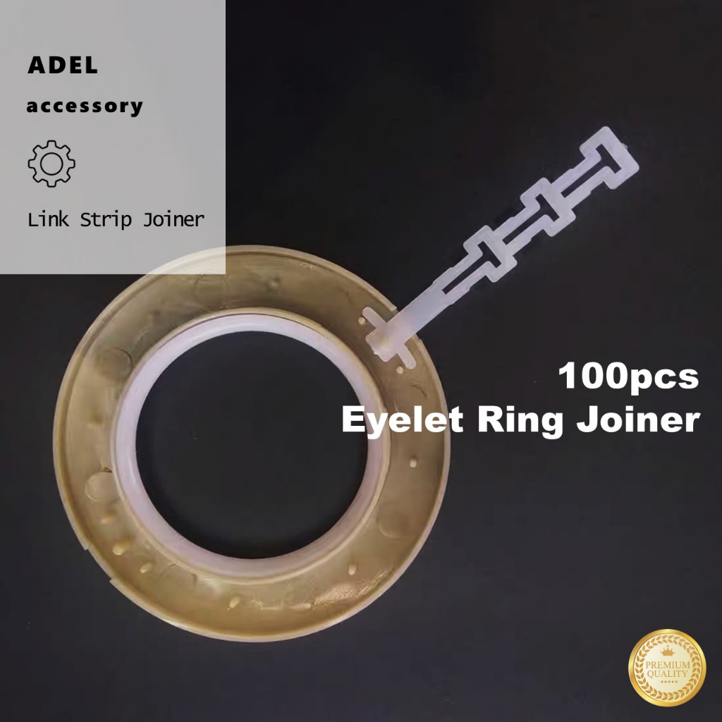 ADEL Curtain 100pcs Eyelet Link Strip Joiner / Clip Joiner Eyelet Ring ...