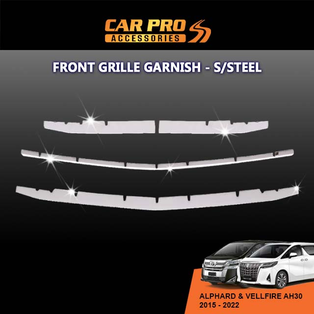 Toyota Alphard & Vellfire AH30 2015 - 2022 Front Grille Garnish ...