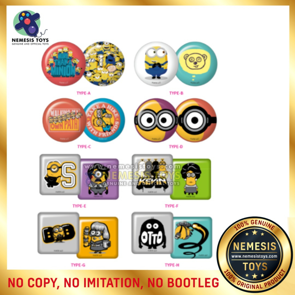 Minions Badge Happy Kuji Minion Fever | Shopee Malaysia