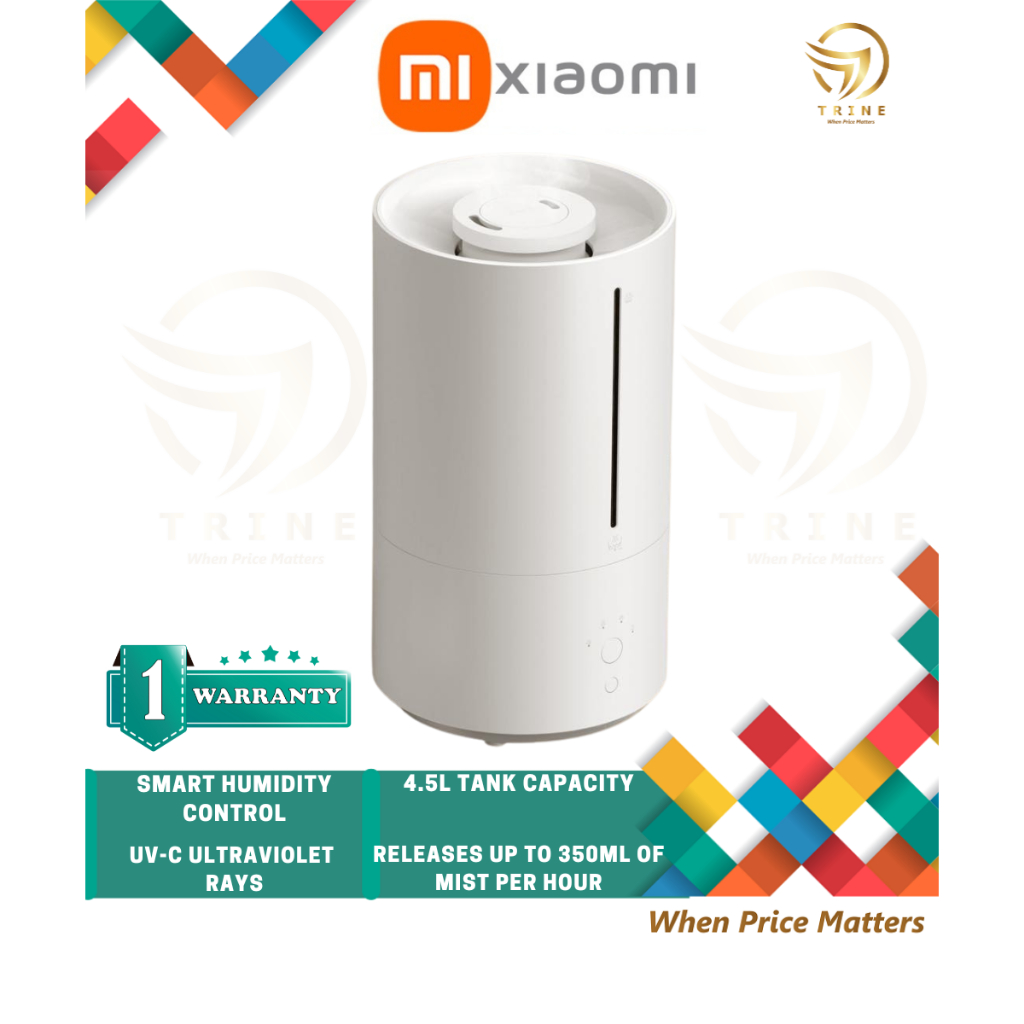 XIAOMI MI SMART HUMIDIFIER 2 (4.5L TANK) UV-C STERILISATION 350ML/H ...
