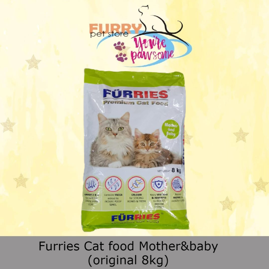 [ MURAH !!! ] Furries Premium Cat Food ( mother & baby ) 8kg | Shopee ...