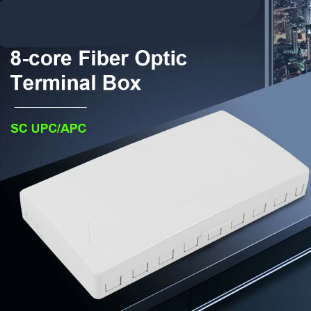 4/8 ports Fiber Optical Terminal Junction Box Fiber Panel Box Desktop ...