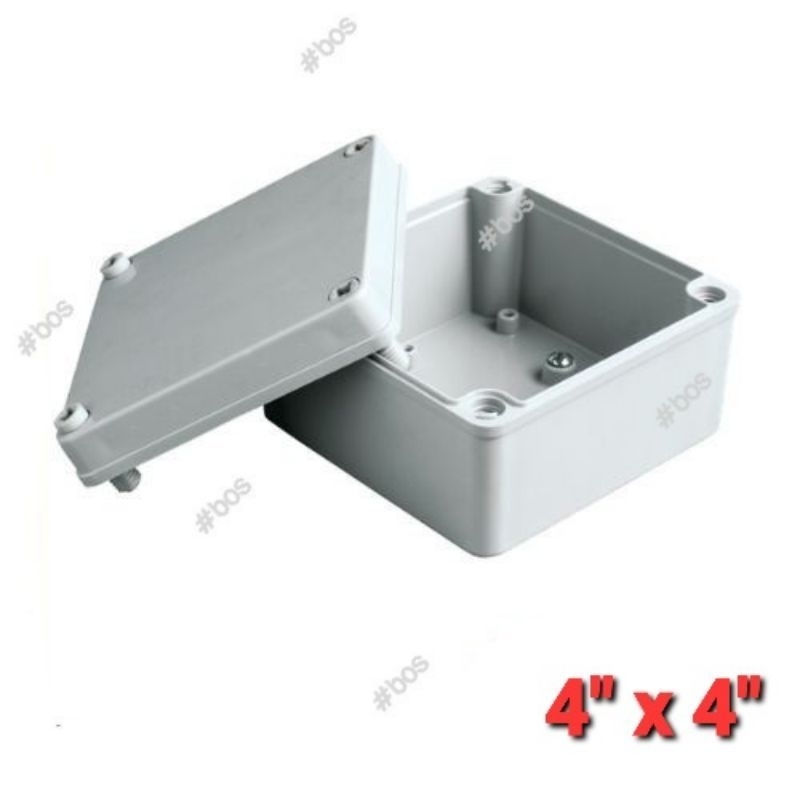 4" X 4" PVC Adaptable IP56 Junction Box Outdoor Waterproof Enclosure ...