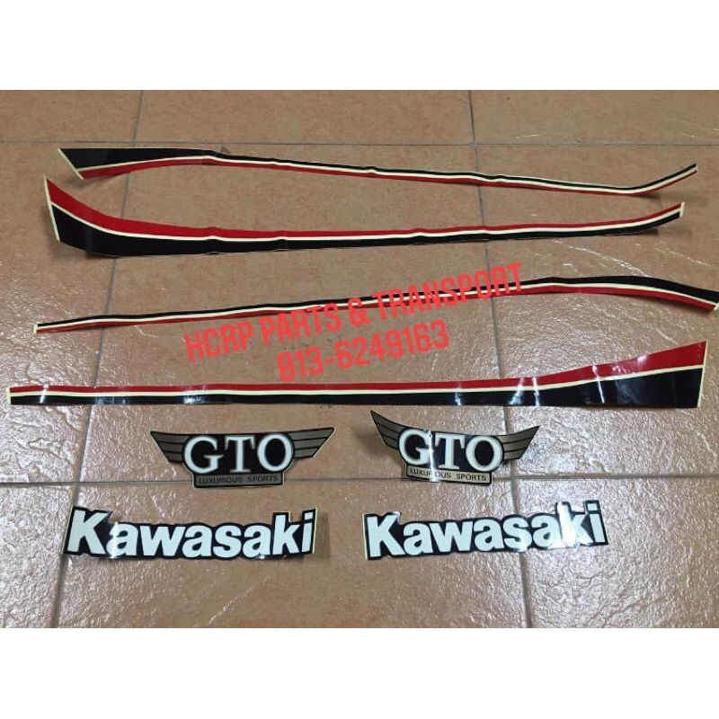 Sticker decal Kawasaki GTO 110 | Shopee Malaysia