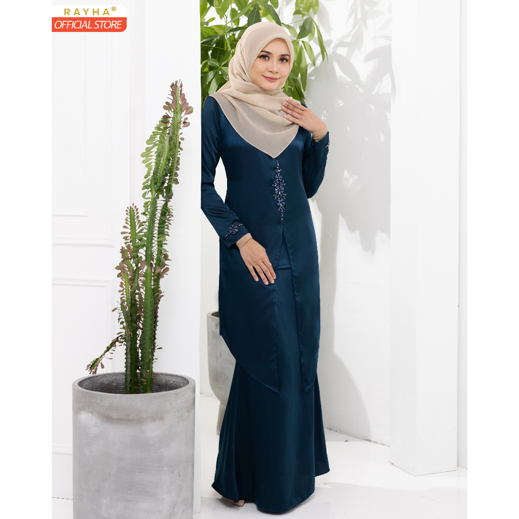RAYHA Luxe Kurung Kebarung Dahlia | Shopee Malaysia