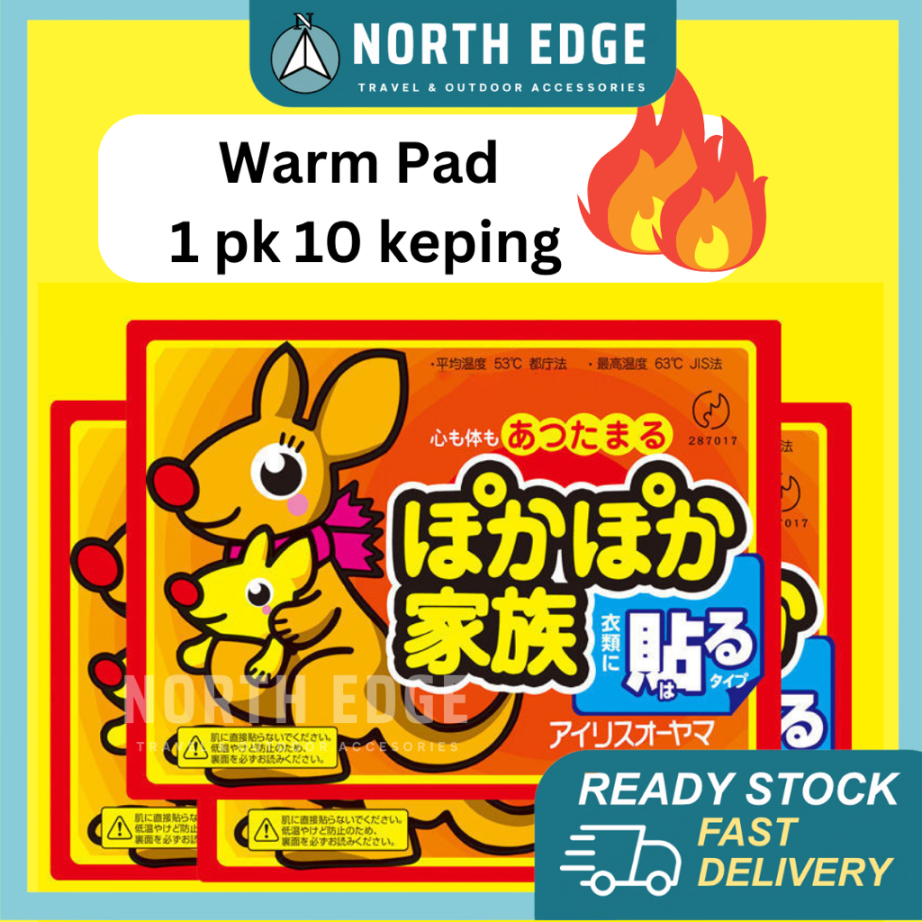 【READY STOCK】10pcs Fast Heat Travel Warm Pad Hot Patch Winter Menstrual ...