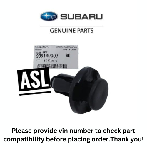 909140007 Genuine Subaru Clip Bumper Mudguard BRZ Exiga Forester XV ...