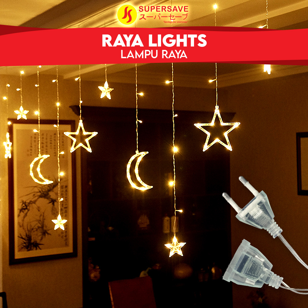 SUPERSAVE Lampu Hari Raya 2025 LED Muslim Eid Ramadan String Light ...