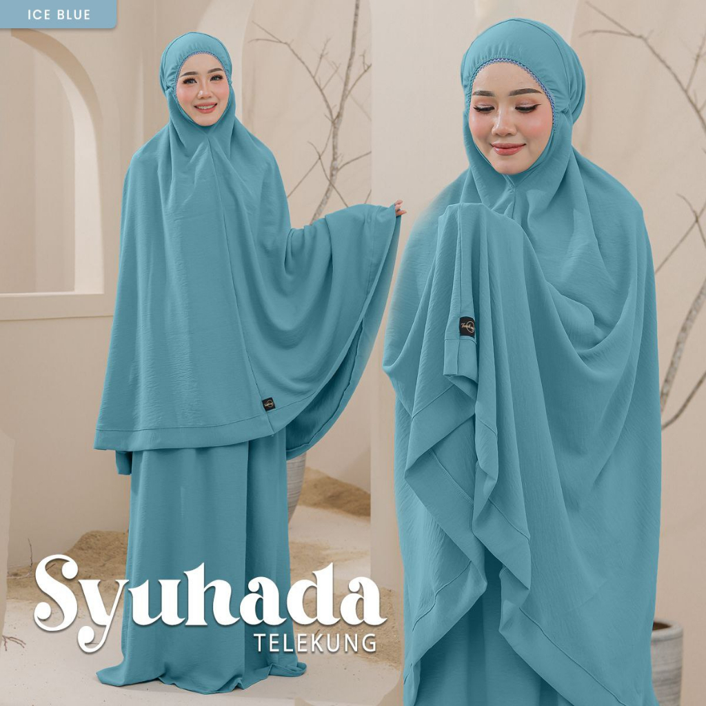 TELEKUNG SOLAT SYUHADA TELEKUNG HARMONI RAMADHAN HITAM PUTIH BY TUNIKMY ...