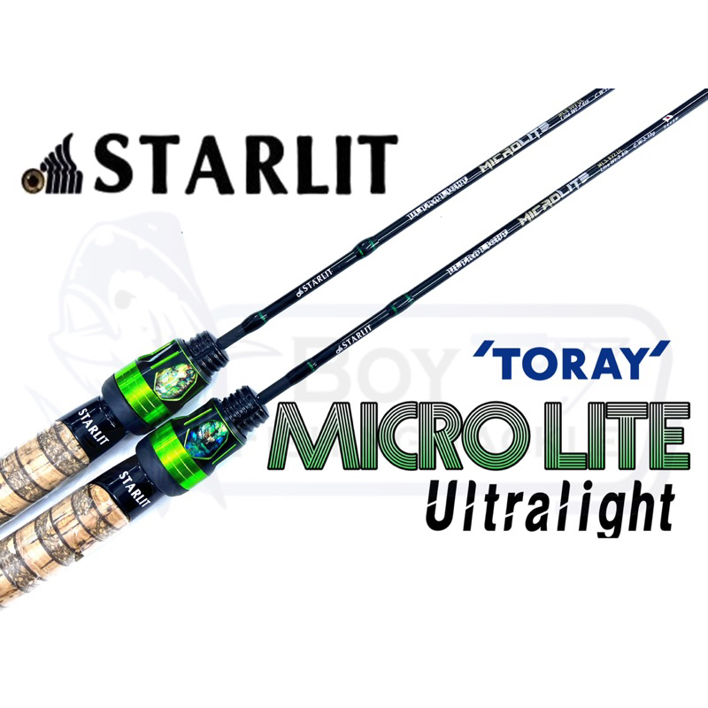 STARLIT MICRO LITE ULTRALIGHT SPINNING ROD FISHING ROD | Shopee Malaysia