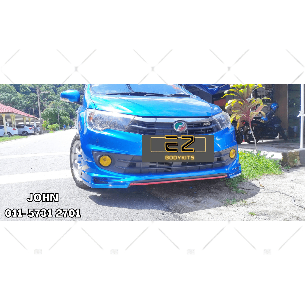 Perodua Bezza Strom V1 V2 Bodykit Skirting With Oem Paint | Shopee Malaysia