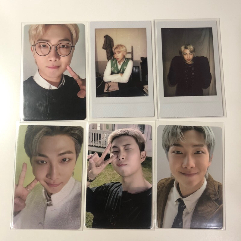 BTS NAMJOON (RM) PHOTOCARD OFFICIAL (please read description) | Shopee ...