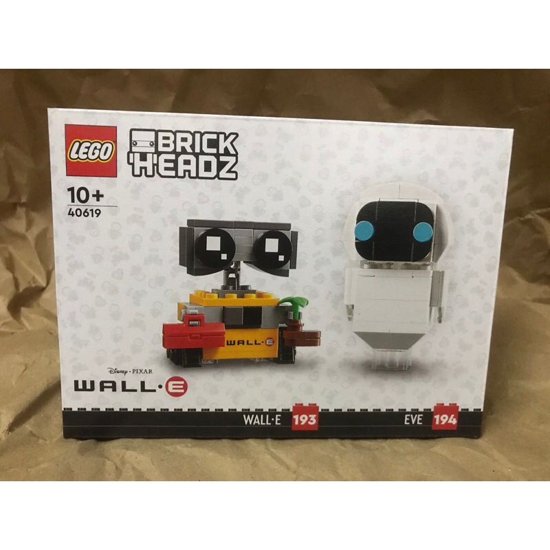 LEGO 40619 BrickHeadz Disney Pixar EVE & WALL E (Condition as photo ...