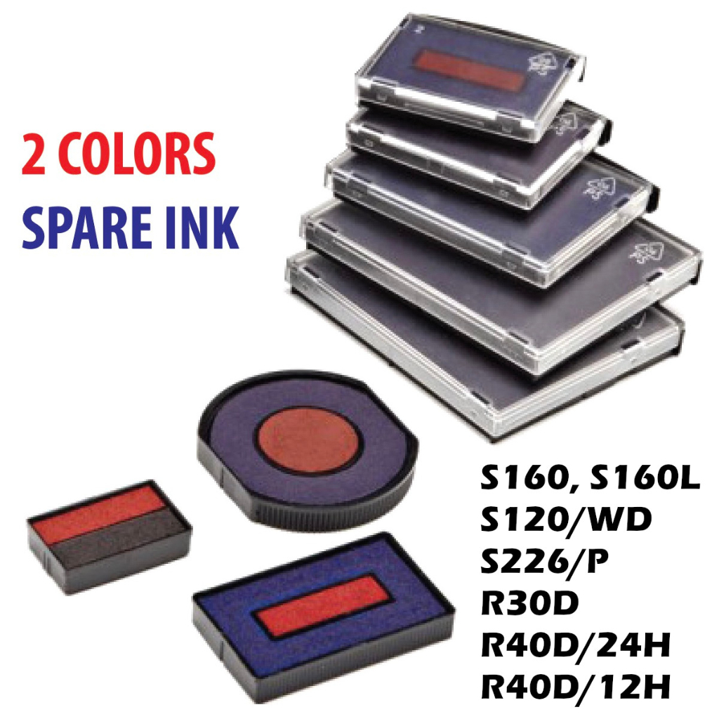 COLOP Ink Pad 2 COLOR E/10/2 S160 S160/L, E/12/2 S120/WD, E/200/2 S226/P, E/R30/2 R30D, E/R40/1D ...