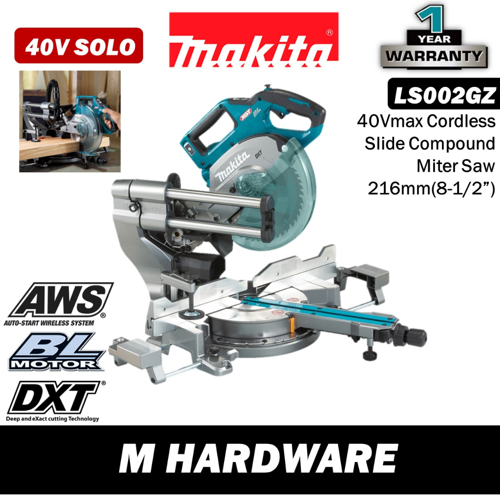 MAKITA LS002 [ LS002GZ ] 40Vmax Cordless Slide Compound Miter Saw 216mm ...