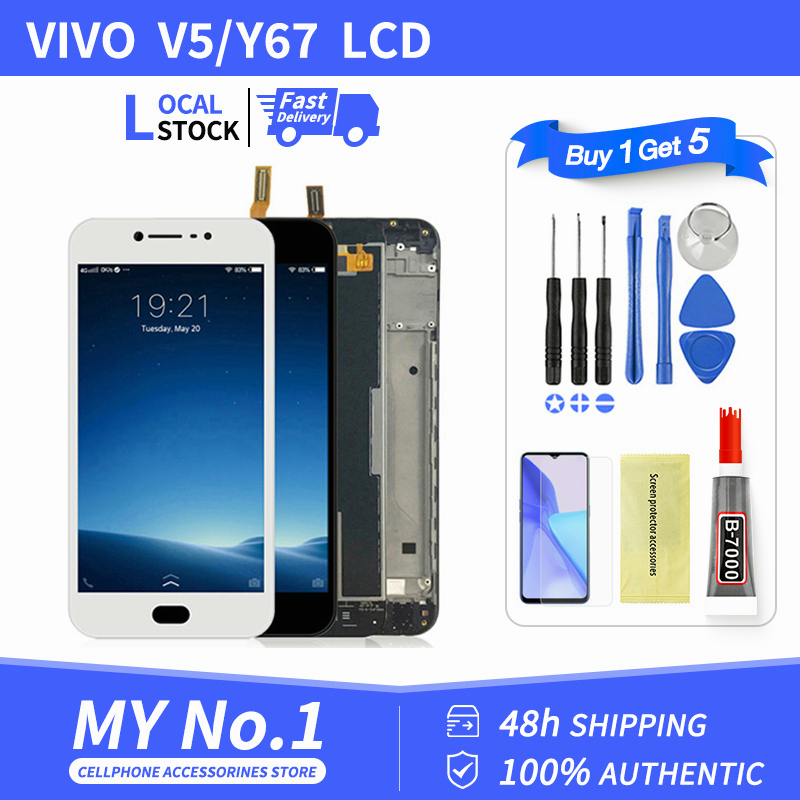 Original LCD for VIVO V5 Y67 V5S 1601 LCD Display Screen+Touch Screen ...