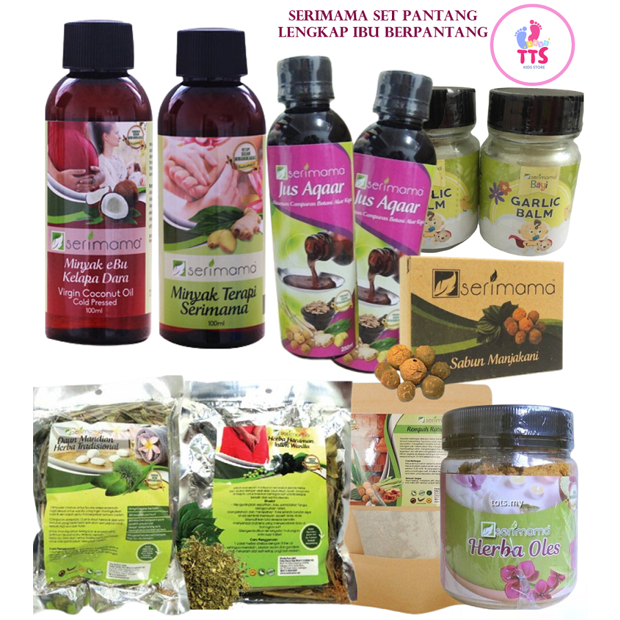 Serimama Set Pantang Lengkap Ibu Berpantang , Minyak Urut , Param Pilis ...