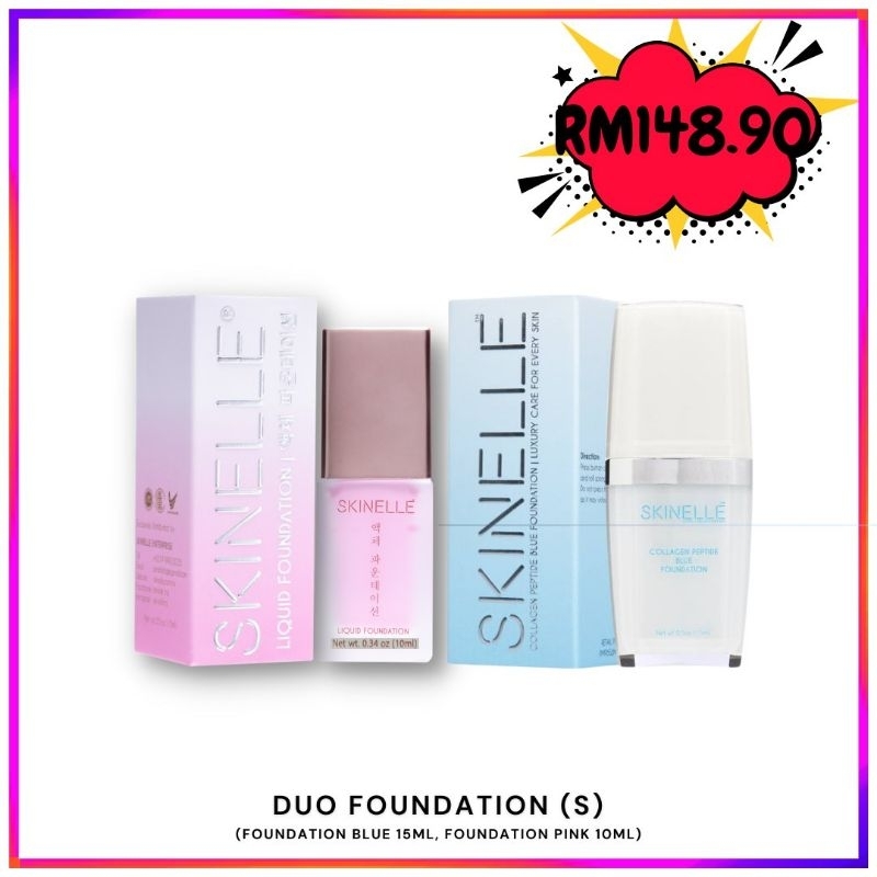 Skinelle Duo Foundation (Self Adjusted) Ikut wrna kulit - Pilihan Artis ...