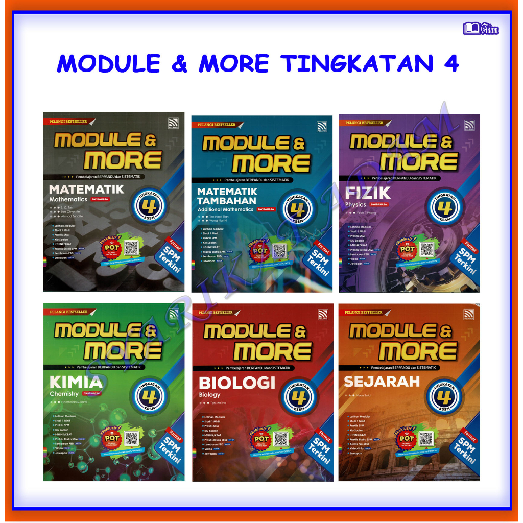 [ADM] BUKU LATIHAN SPM 2023: MODULE & MORE TINGKATAN 4 KSSM | Shopee ...