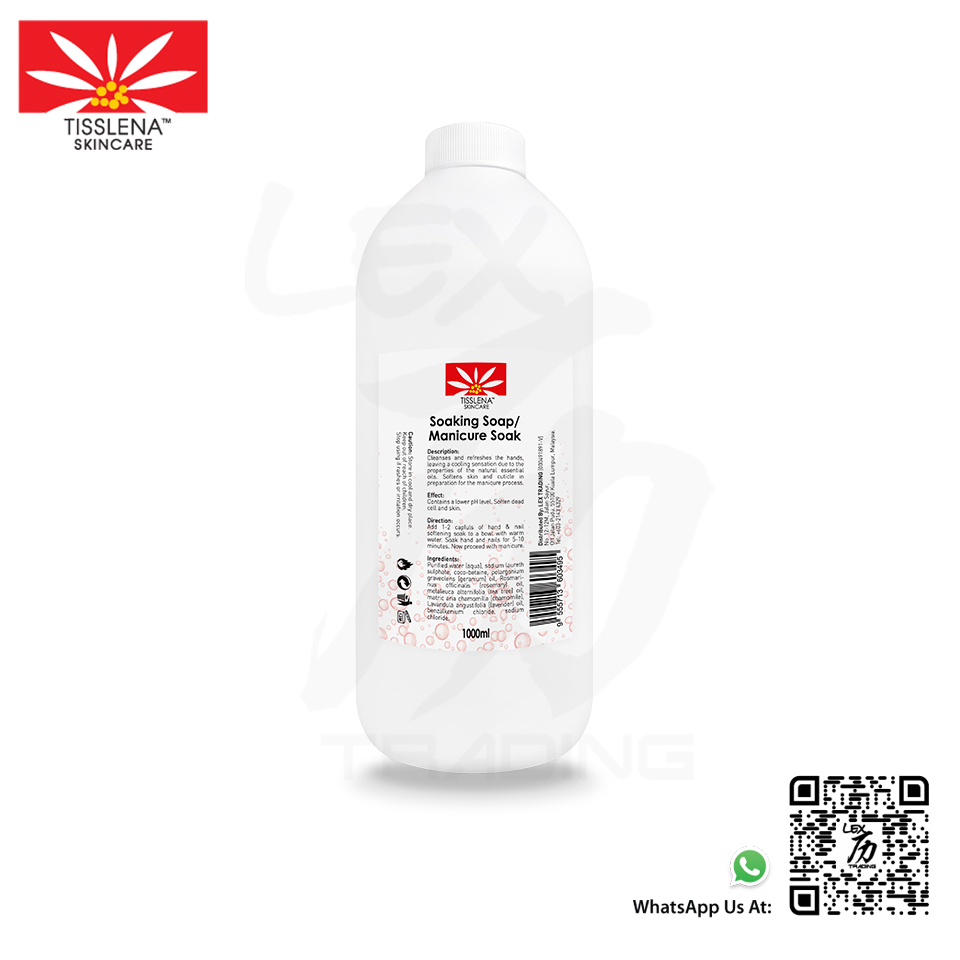 Tisslena Rendaman Manicure (1000ml) | Tisslena Manicure Soak (1000ml ...