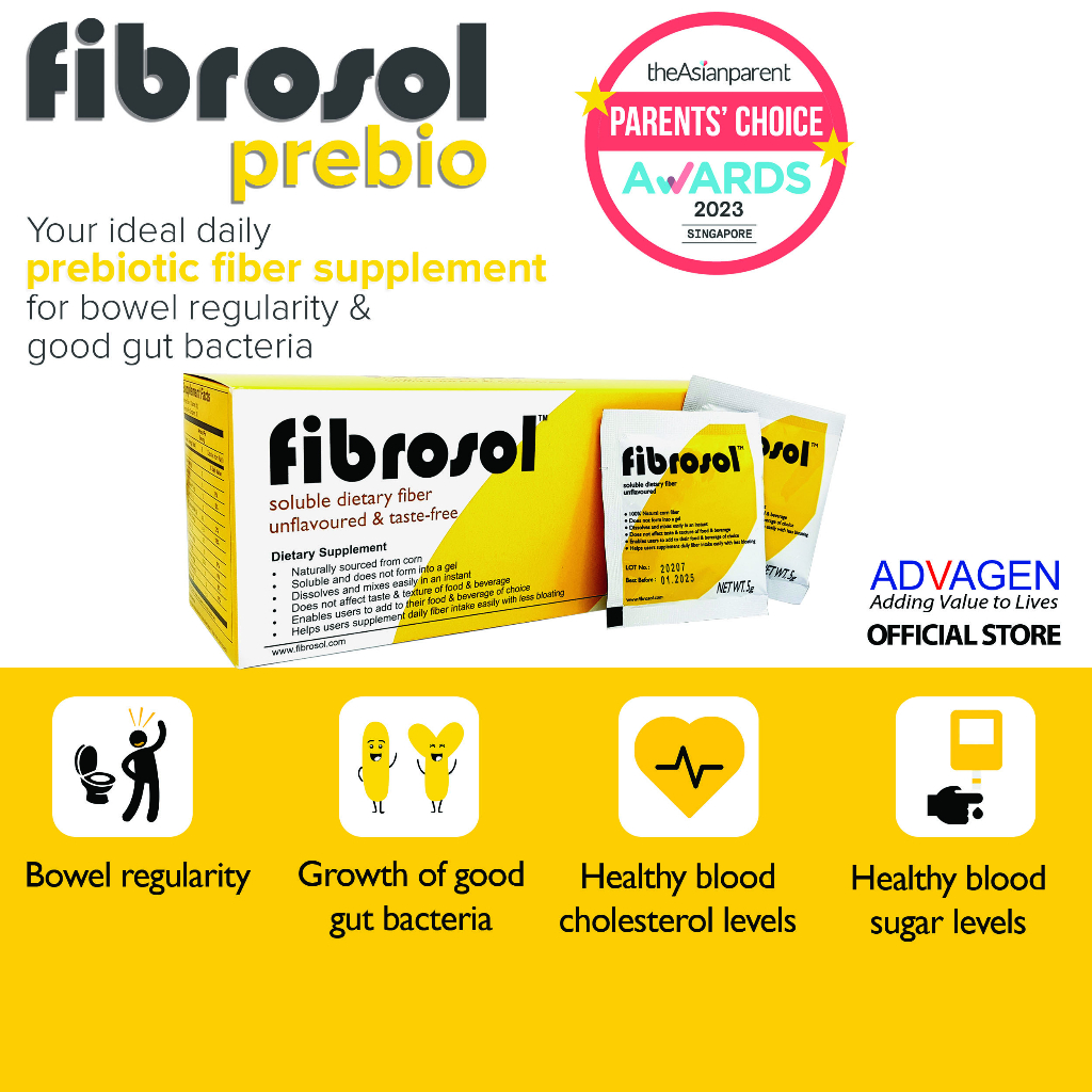 Fibrosol ADVAGEN Prebio - soluble prebiotic fiber supplement ...